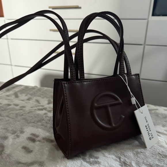 Telfar | Bags | Telfar Dark Brown Small Shopping Bag | Poshmark